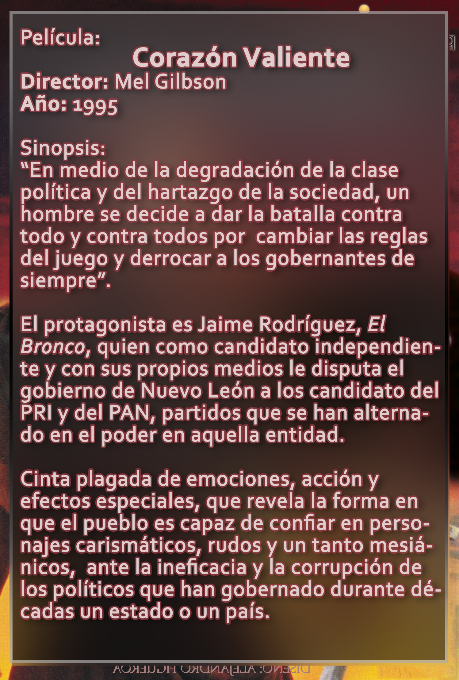 CARTELERA POLÍTICA: Corazón Valiente | Punto por punto